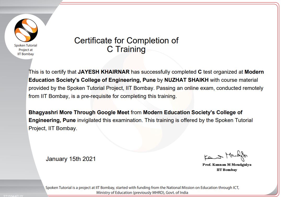 Jayesh Khairnar Portfolio